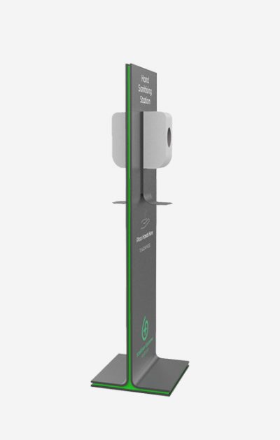 Dual Free Standing Sanitiser Stand with 2 Dispensers | Sanitiser Systems