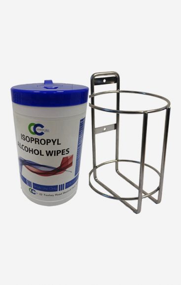 Stainless Steel Wall Wipes Rack | Sanitiser Systems